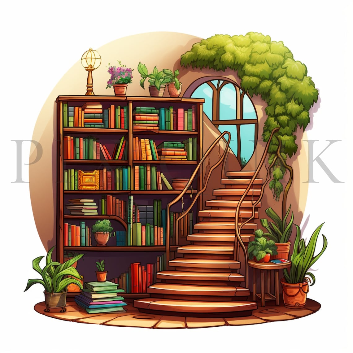 Library Books Clipart – 10 High Quality Jpgs, Commercial Use - Etsy