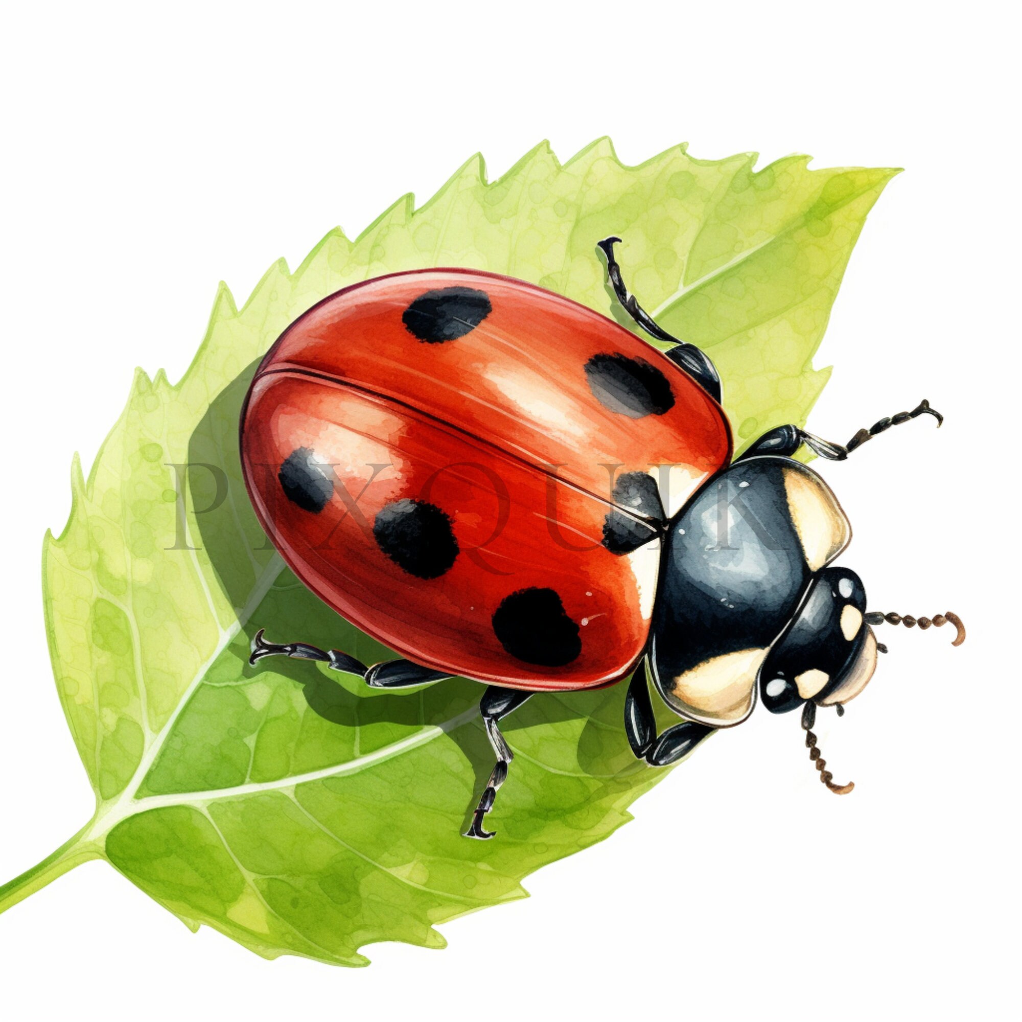 Watercolor Ladybug Clipart 10 High Quality Jpgs Digital Download ...