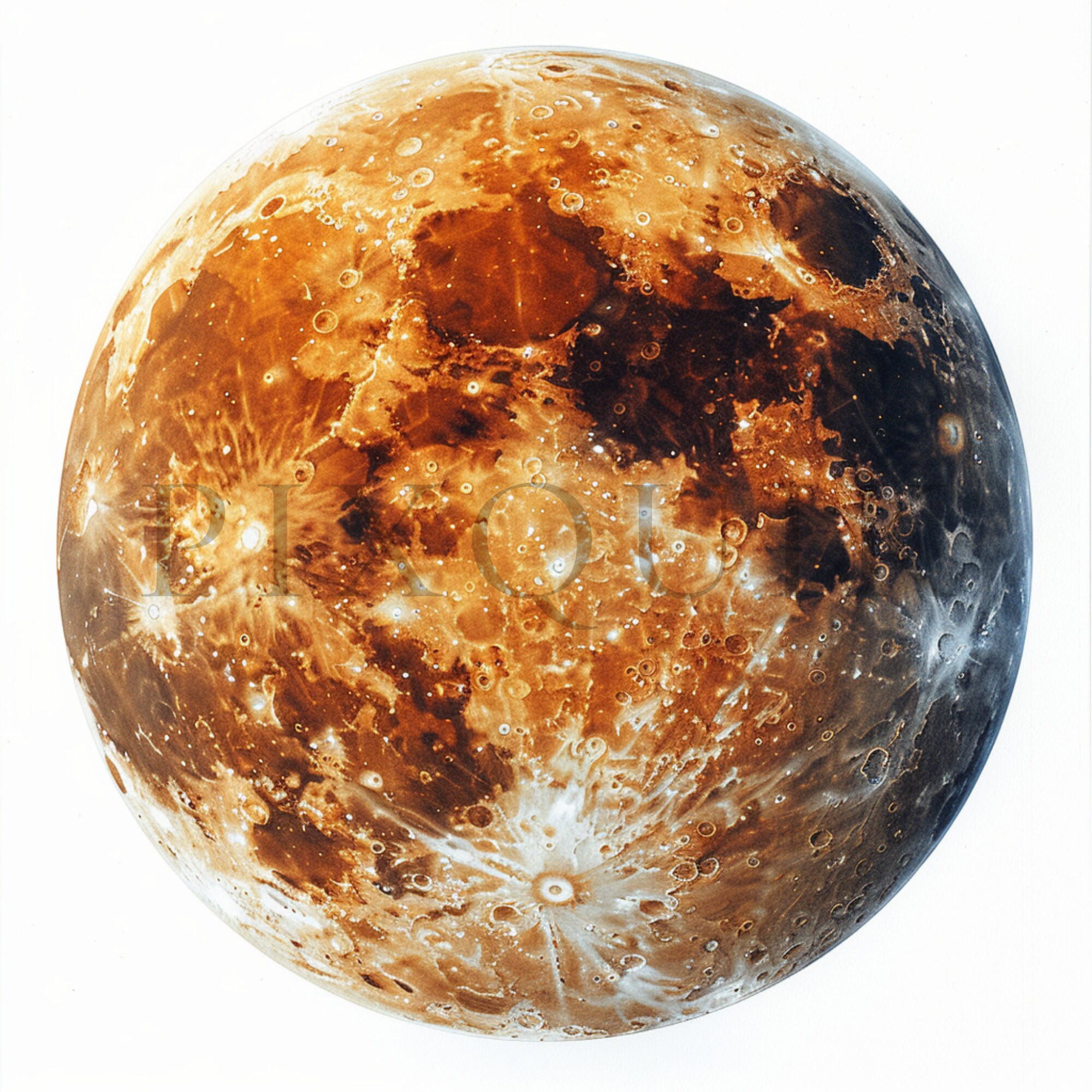 Watercolor Venus Clipart | Solar System Planet Jpgs (digital Download ...