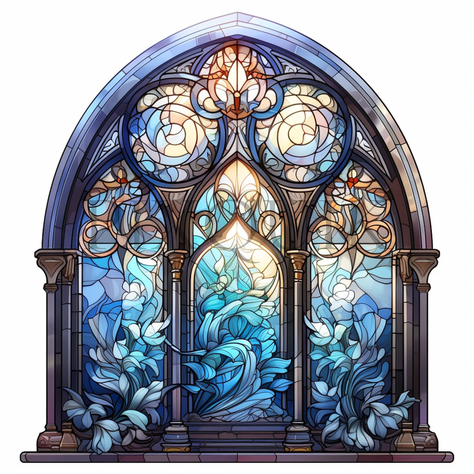 Stained Glass Window Clipart 10 High Quality Jpgs Gothic Window Art ...