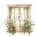 Old Window Clipart 10 High Quality Jpgs Vintage Wooden Window Rustic ...