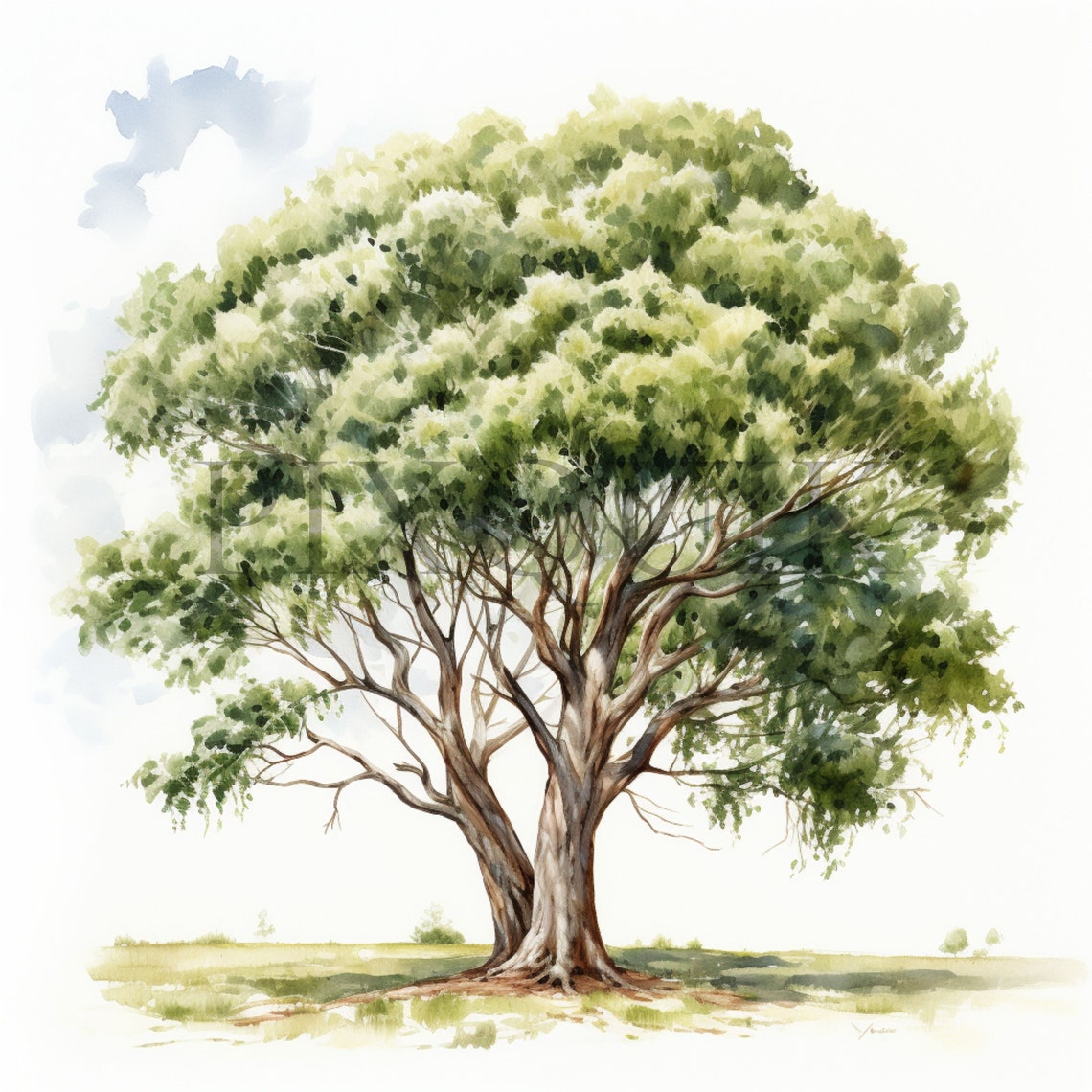 Gum Tree Clipart Tree Clipart 10 High Quality JPG Gum Tree Illustration ...