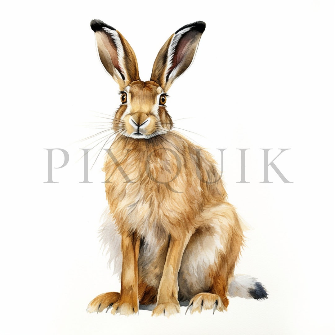 Jack Rabbit Clipart | 10 High Quality Jpgs | Digital Download ...