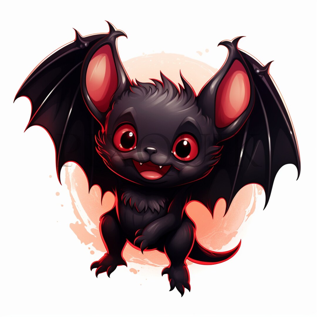 Cute Vampire Bat Clipart | 10 High Quality JPG | Vampire Bat Clipart ...