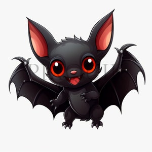 Cute Vampire Bat Clipart | 10 High Quality JPG | Vampire Bat Clipart ...