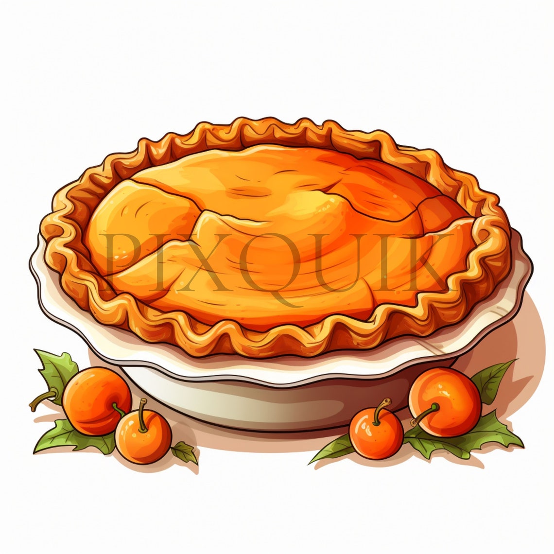 Pumpkin Pie Clipart 10 High Quality JPG Pumpkin Watercolor Clipart ...