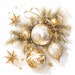 Holiday Gold Clipart | 10 High Quality Jpgs | Instant Digital Download ...