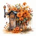 Autumn Mailbox Clipart | 10 High Quality Jpgs | Digital Download ...