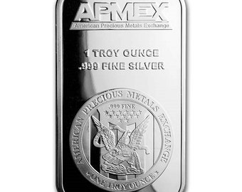 Exclusive USA APMEX 1 Ounce Troy Replica Bar Bullion Gold Color ...