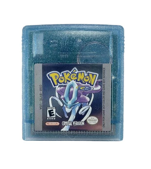 Pokémon Crystal Version - Game Boy Color | Nitendo | Gameboy Advance ...