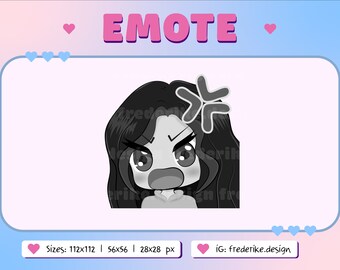 Custom Peace Sign Twitch/discord/youtube Emote for Vtubers, Streamers ...