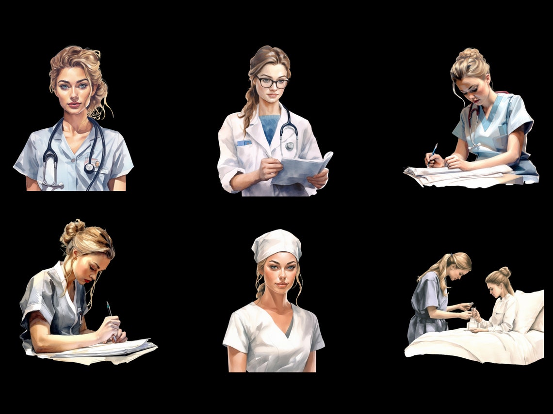Nurse Clipart Nurse Practitioner Medical Clipart Nurse Art Emergency ...
