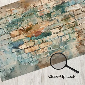 Brick Wall Craft Paper Junk Journal Papers | Vintage Decorative ...