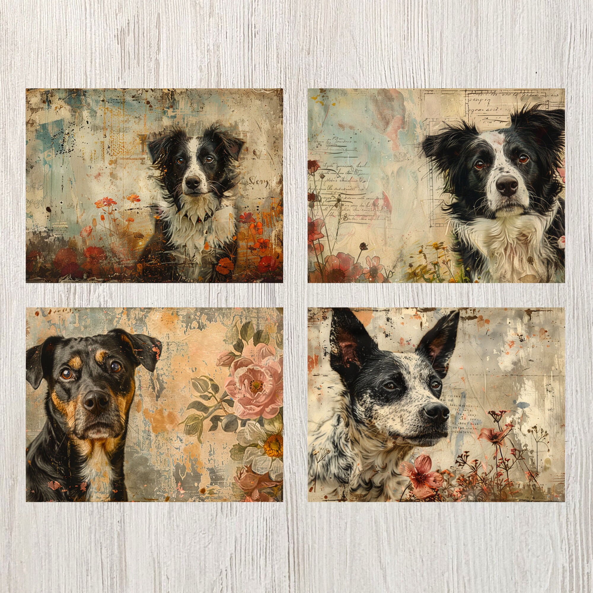 Dog Junk Journal Page Bundle | Pet | Printable Scrapbooking Pages ...