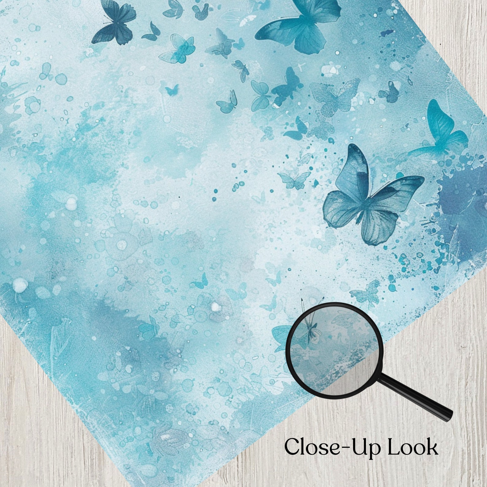 Blue Butterfly Printable Digital Paper Pack | Background | Card Making ...