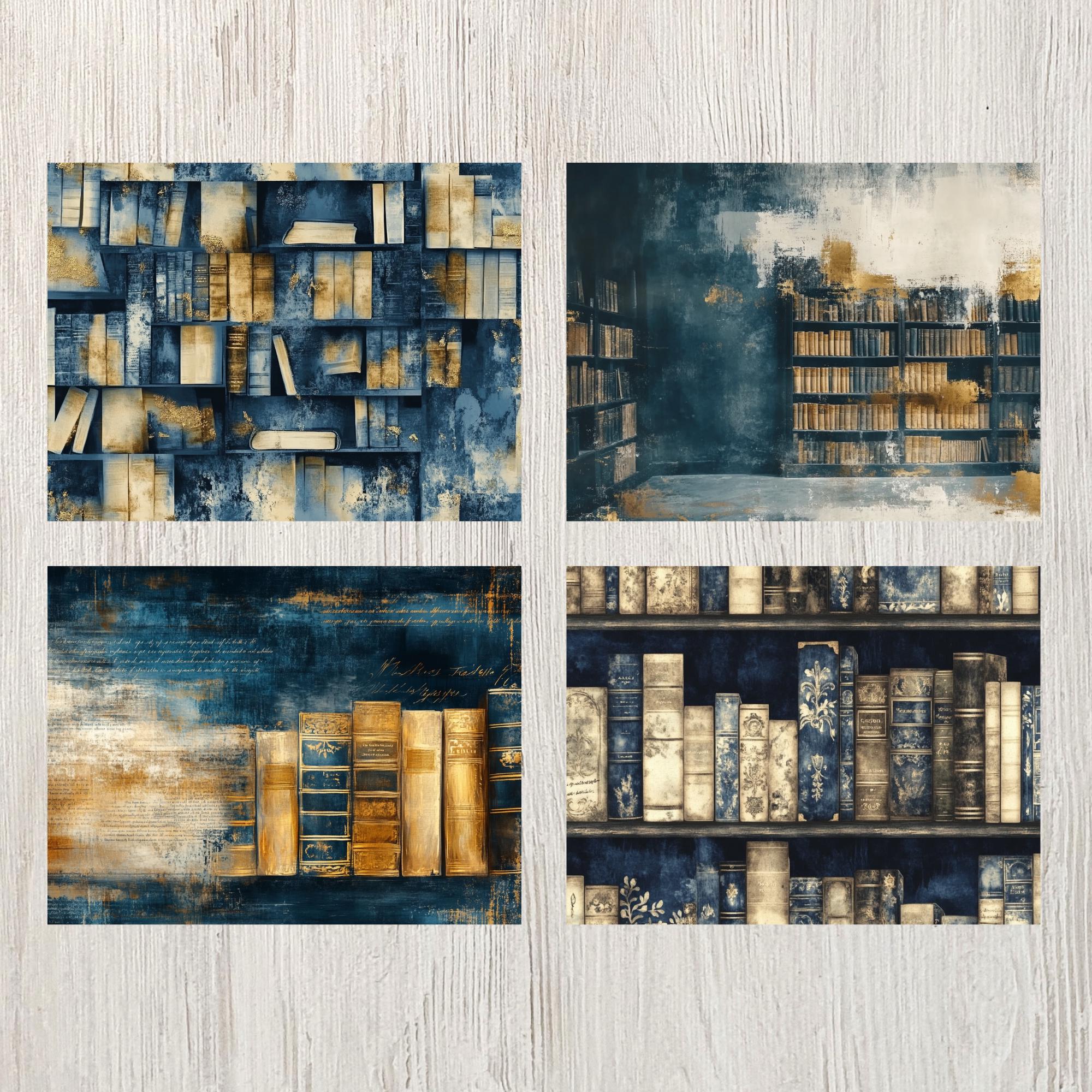 Cursed Library Junk Journal Paper | Printable Book Pages | Dark ...