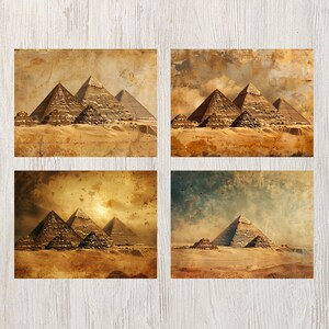 Egyptian Pyramid Junk Journal Pages Ancient Egypt Printable Scrapbook ...