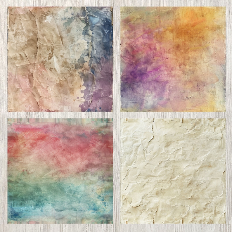 Abstract Colors Printable Digital Paper Pack | Background | Card Making ...