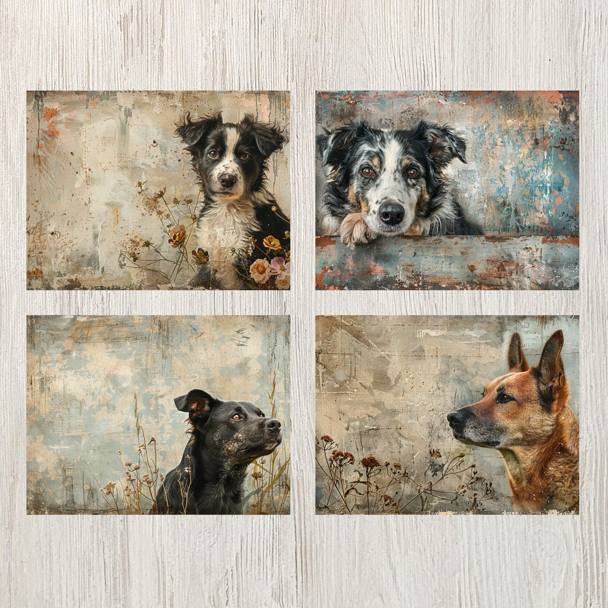 Dog Junk Journal Page Bundle | Pet | Printable Scrapbooking Pages ...