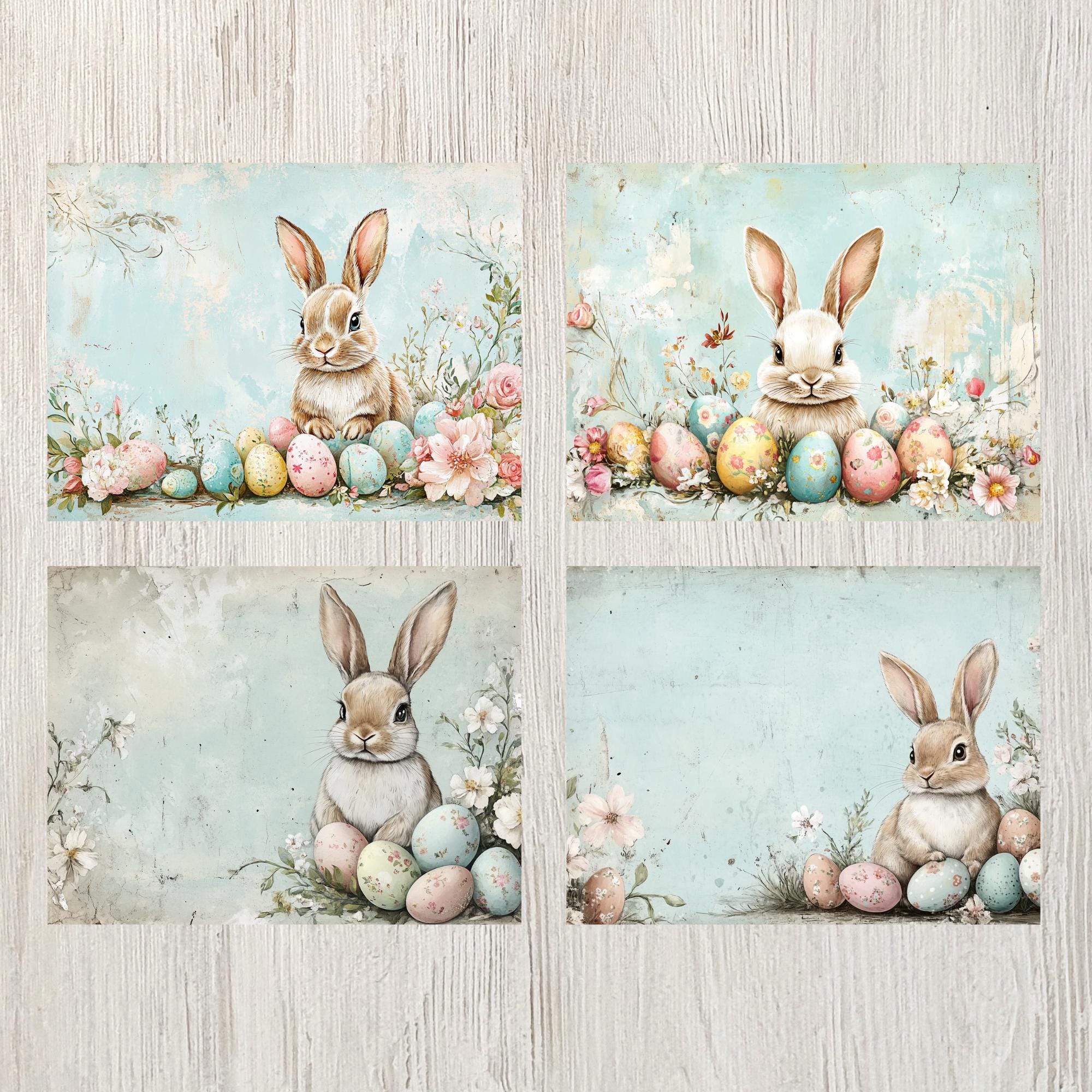 Bunny Junk Journal Page Bundle Rabbit Junk Journal Easter Junk Journal ...