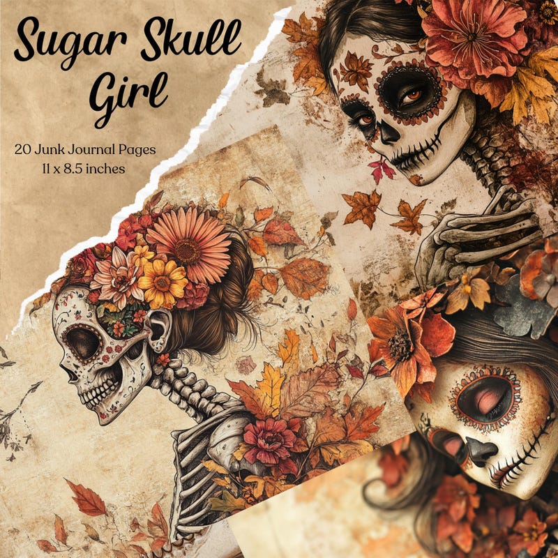 Sugar Skulls Ephemera - Etsy