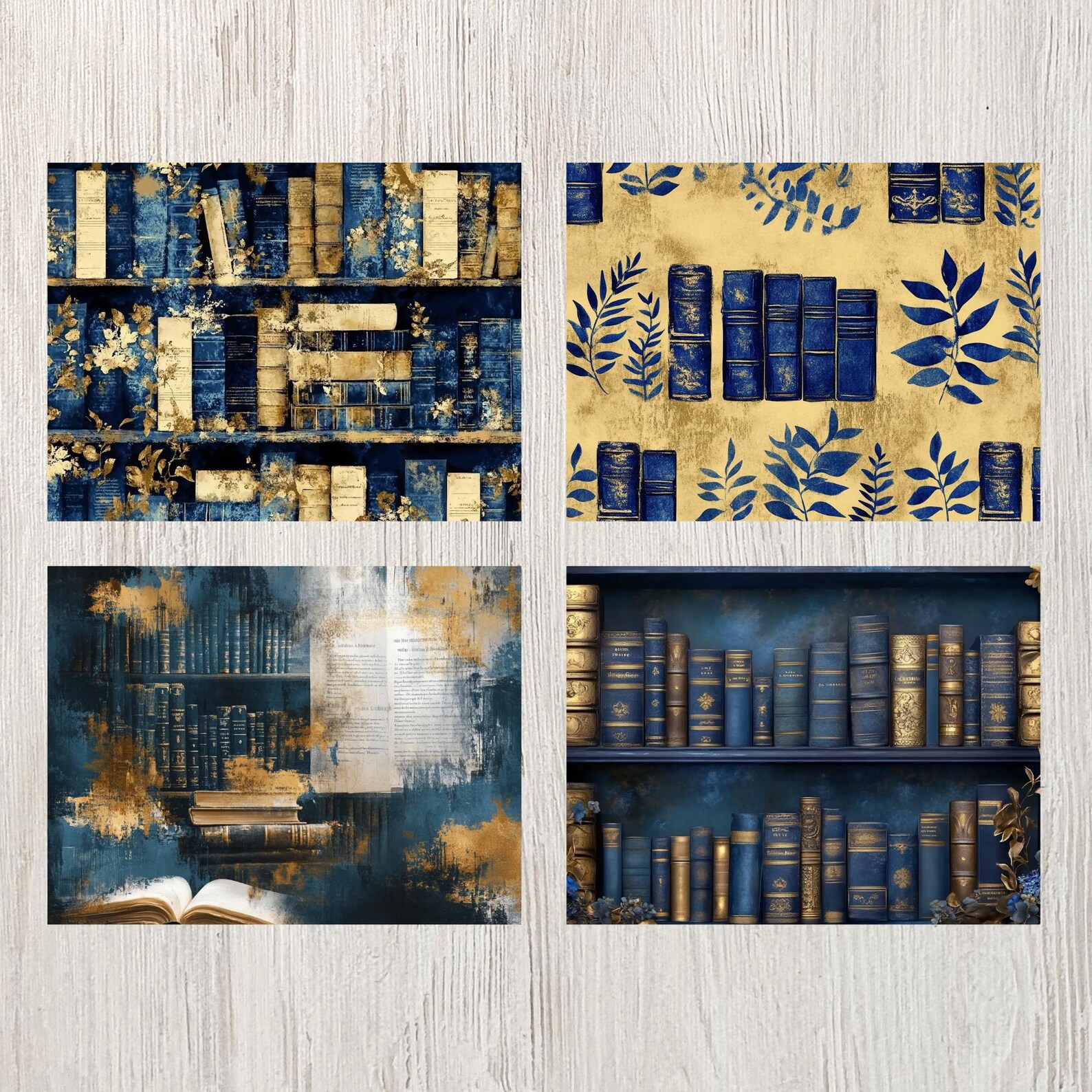 Cursed Library Junk Journal Paper | Printable Book Pages | Dark ...