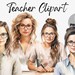 Watercolor Teacher Clipart | Teaching PNG | School Teacher Clipart ...