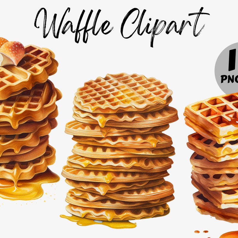 Waffle Cliparts - Etsy