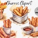 Watercolor Churros Clipart Bundle | Churros PNG | Fast Food Digital ...