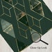 Green and Gold Printable Digital Paper Pack | Pattern Background | Card ...