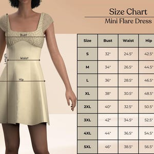 Mini Dress PDF Sewing Pattern | A-line Mini Dress Pattern | Flared ...