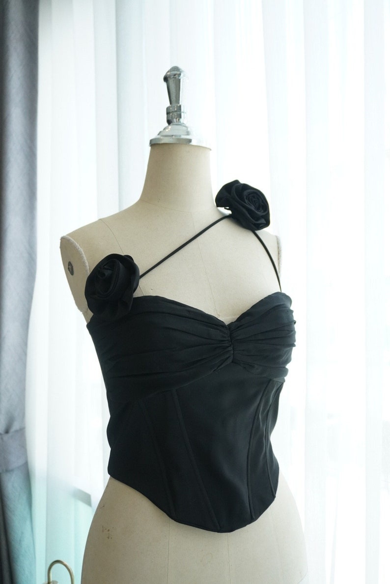 Rose Bustier Sewing Pattern, Triangle Corset Top (PDF Pattern) - Etsy