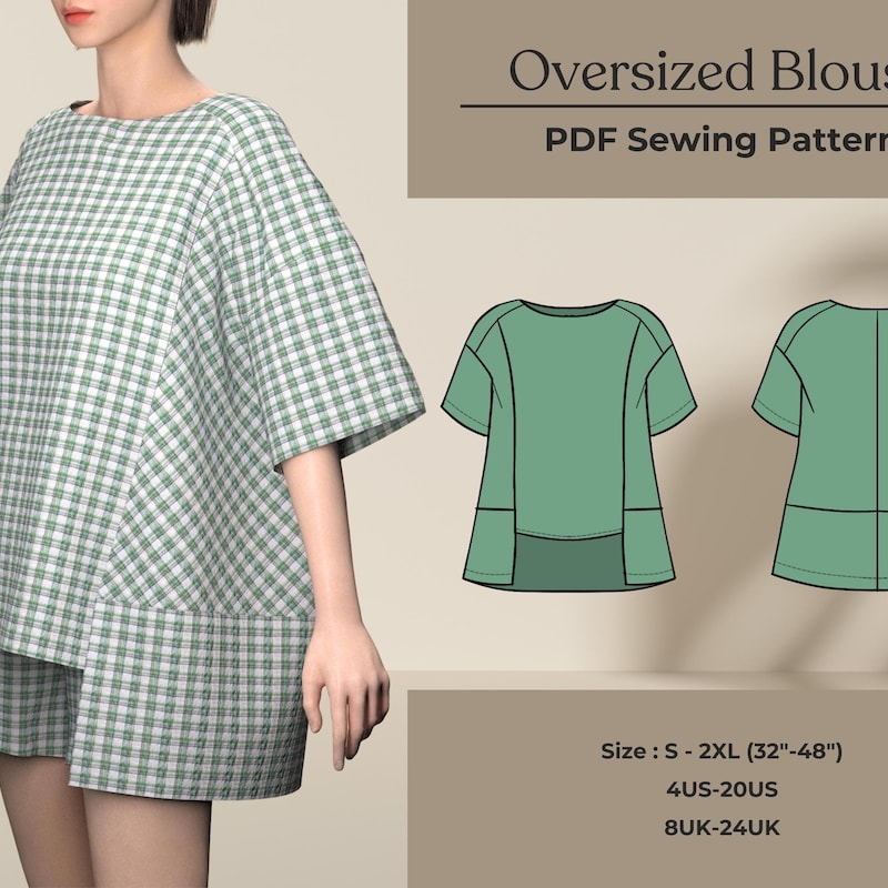 Linen Blouse Pattern - Etsy