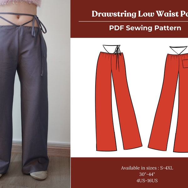 Low Rise Pants - Etsy