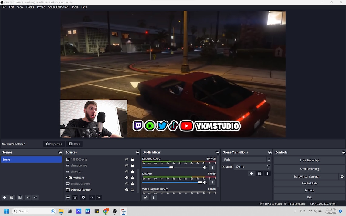 Best Custom Social Media Overlay Banner Like on Adinross, Ishowspeed ...