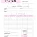Order Form Template for Small Businesses, Editable and Printable ...