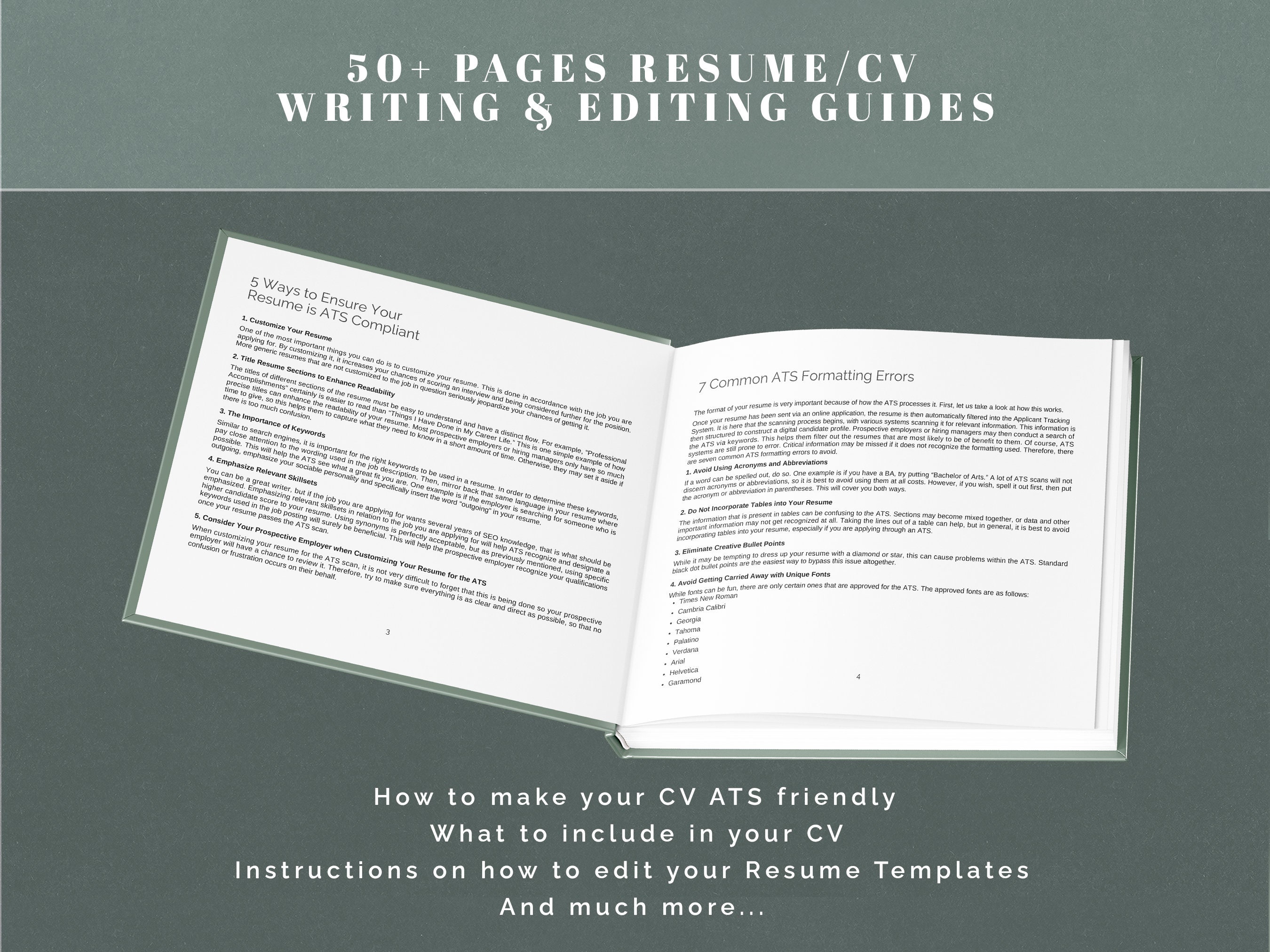ATS Friendly Nurse Resume Template Google Docs, ATS Friendly Resume ...