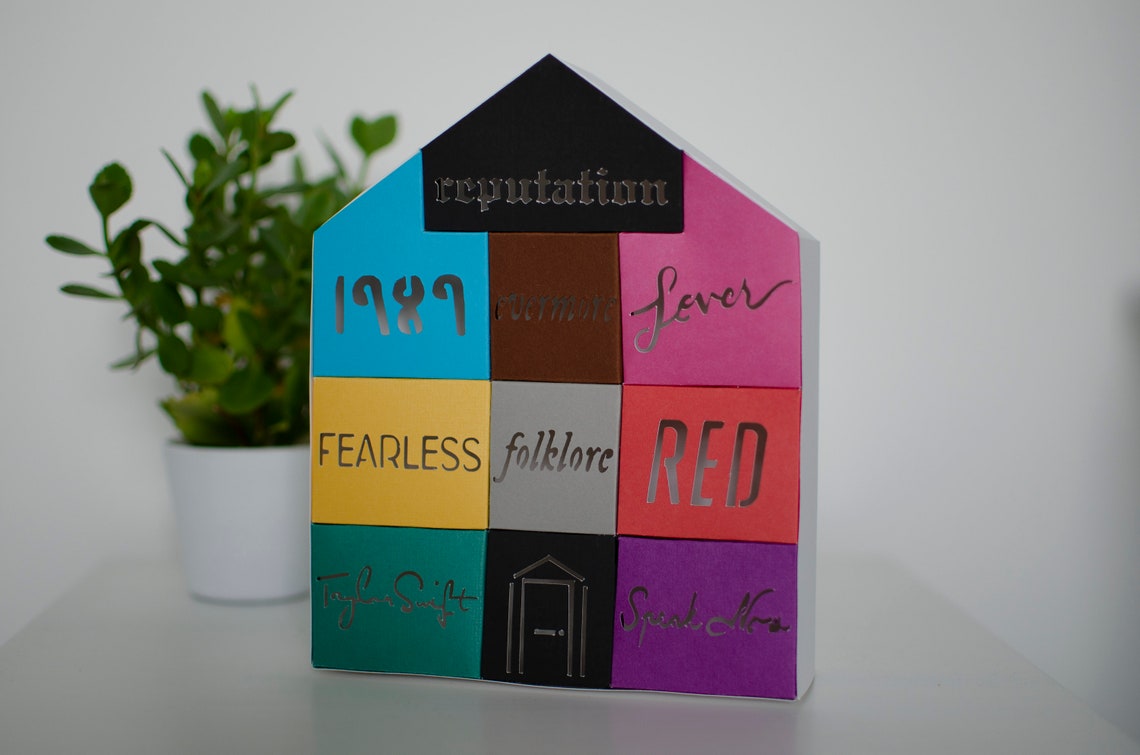 Taylor Swift Eras House Svg - Digital Design - Cut File for Cricut - Etsy