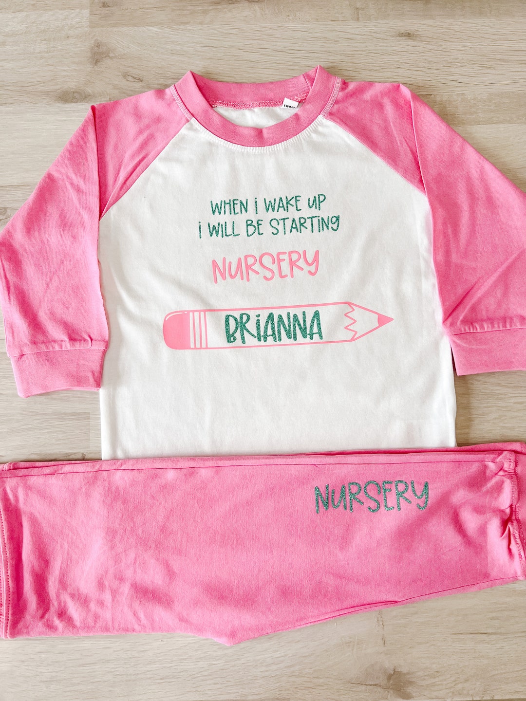 Back to SCHOOL/NURSERY Pjs - Etsy