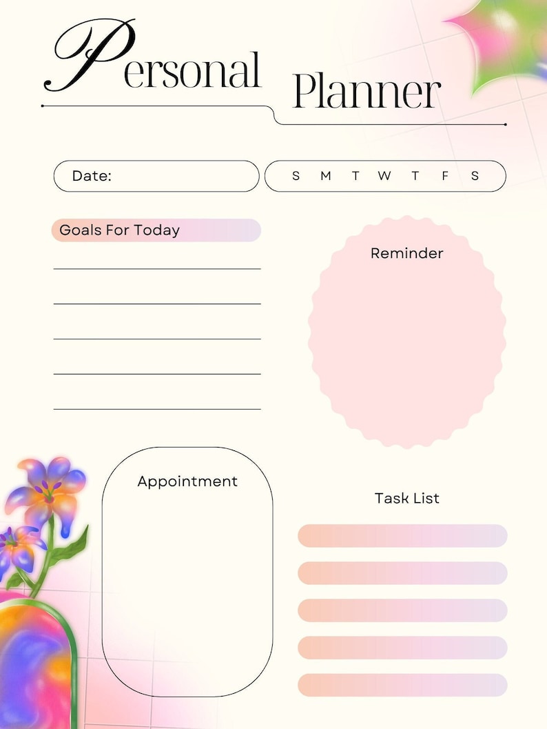 Myschedulemate-personal Digital Planner - Etsy
