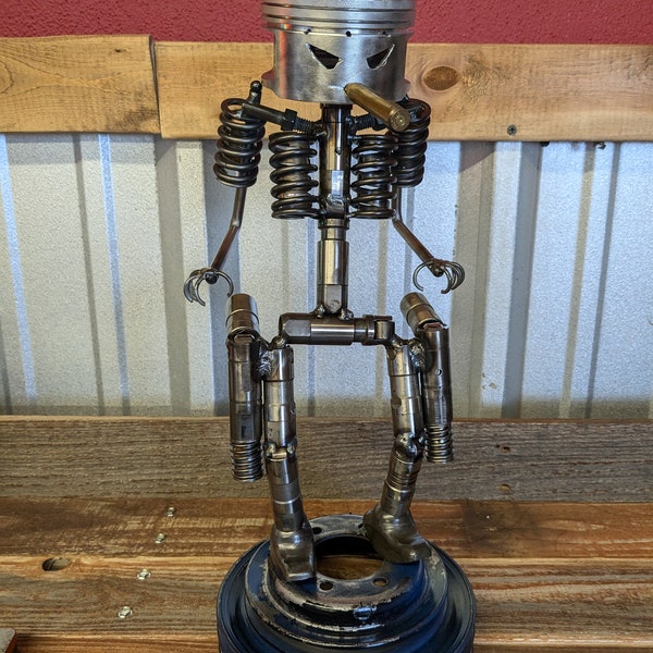 Scrap Metal Soldier Sculpture - Etsy