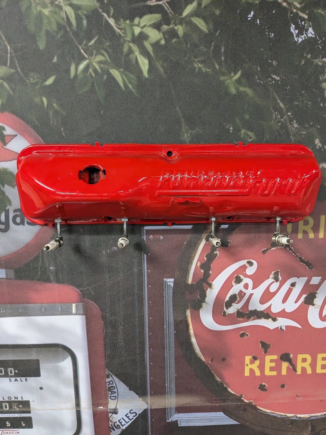 Red Powered by Ford Valve Cover Key/hat Holder - Etsy