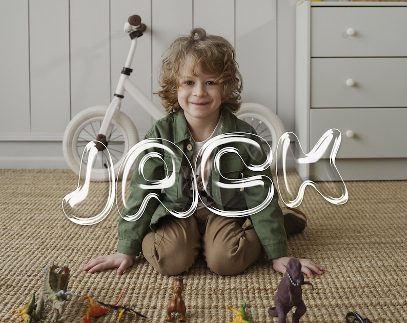 Bubbles Letters PNG - Editable Letters Bubbles Canva or Photoshop ...