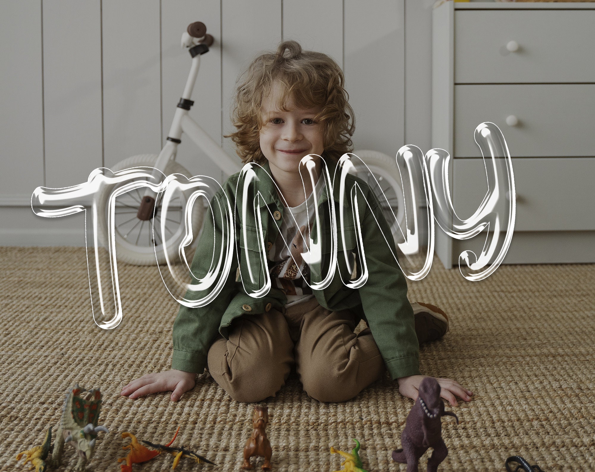 Realistic Bubbles Letters, Editable Letters for the Child, Printable ...