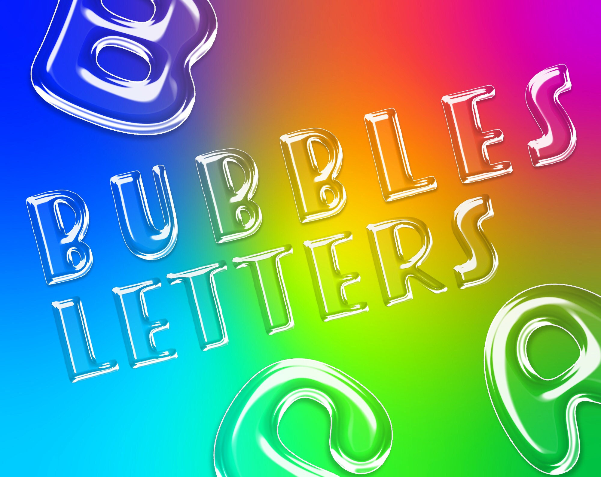 Editable Canva in Bubbles Letters, PNG Bubbles Letters Clipart, Bubbles ...