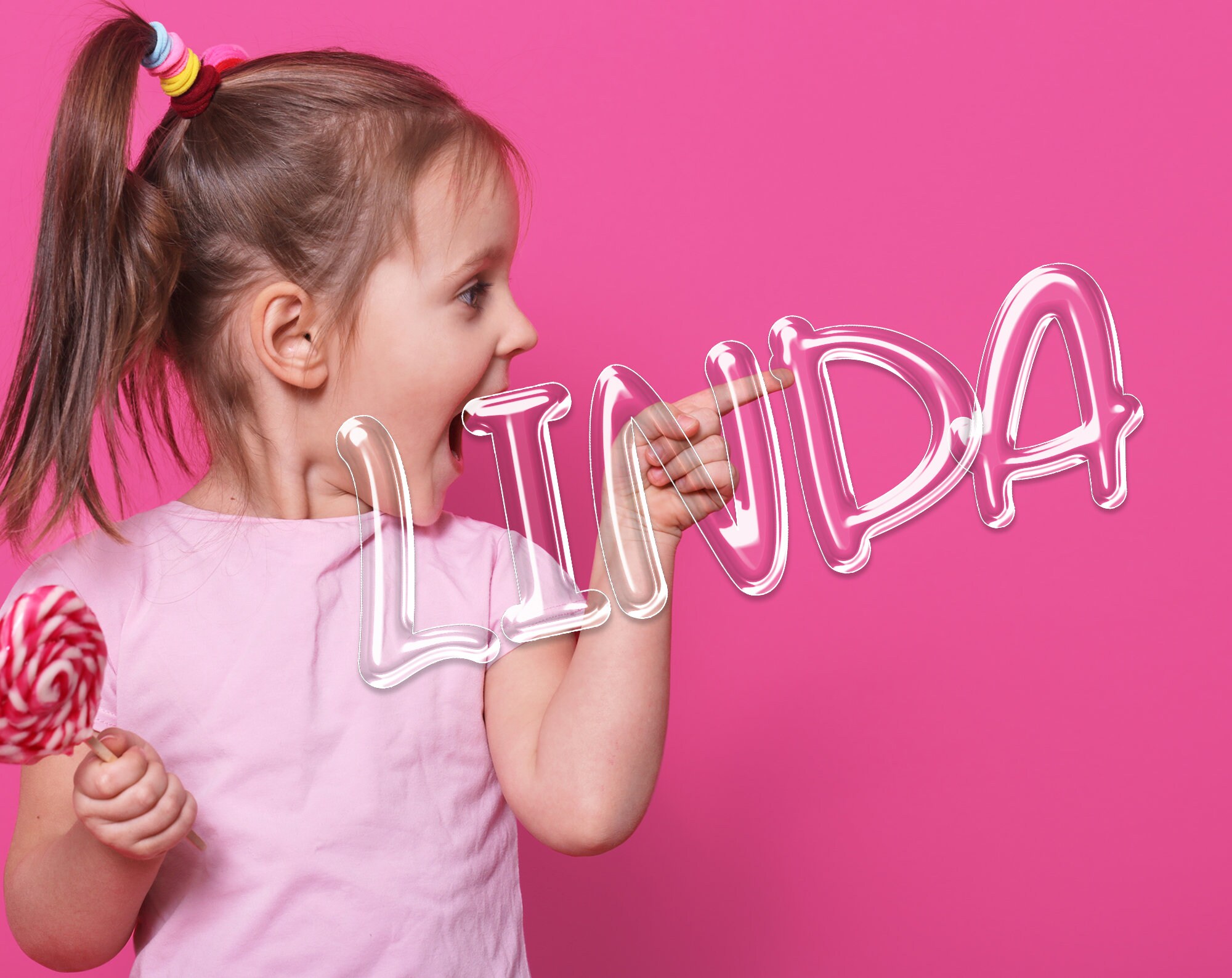 Realistic Bubbles Letters, Editable Letters for the Child, Printable ...