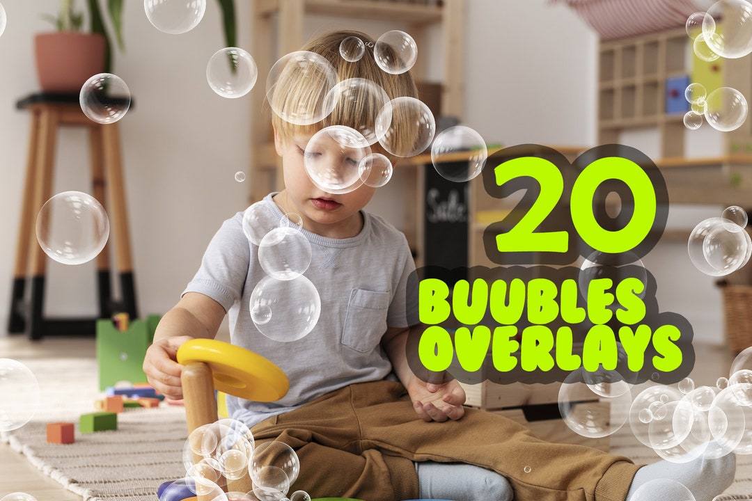 20 Bubble Overlays for Your Design, Great Bubbles Png's, Bubbles Use as ...