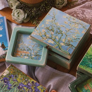 Van Gogh Gift Set Handmade Wooden Box and Frame Inspired by Van Gogh ...