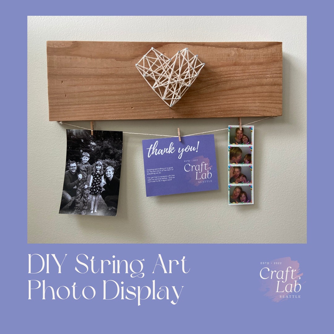 String Art Photo Display Kit - Etsy