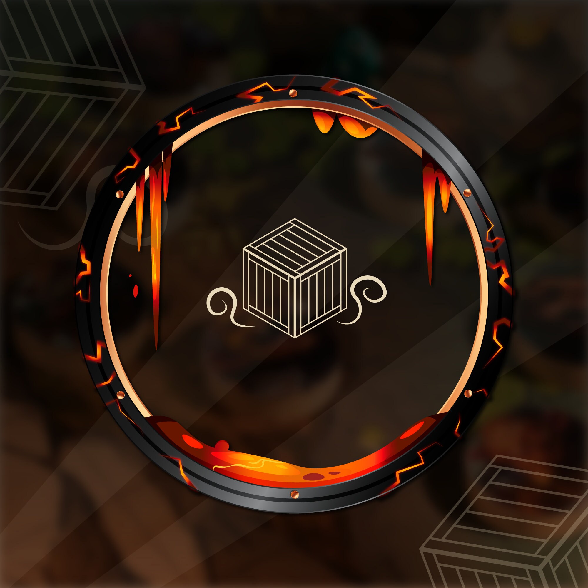 Lava Token Border, Frame for Digital Tokens. Use Them on Your Favorite ... Lava Token Border, Frame for Digital Tokens. Use Them on Your Favorite ...